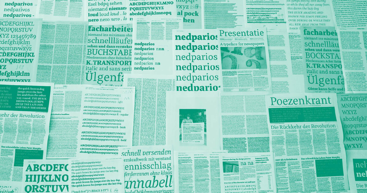 An Economical Newspaper Typeface | TypeMates