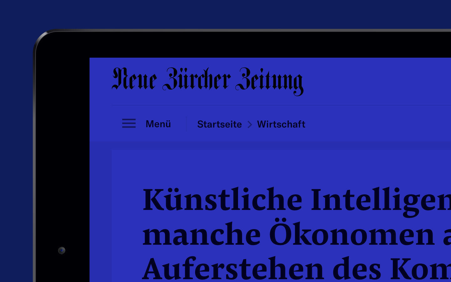 NZZ.ch Relaunch | TypeMates