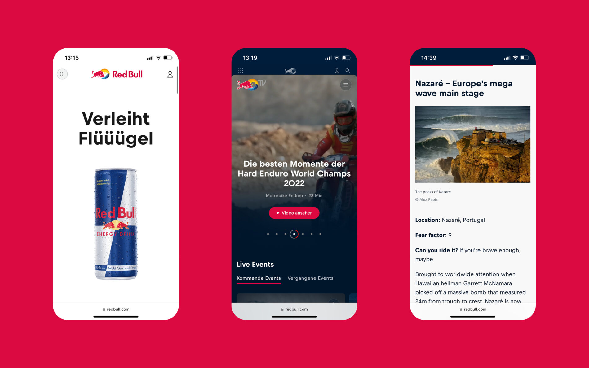 Red Bull Head & Text | TypeMates