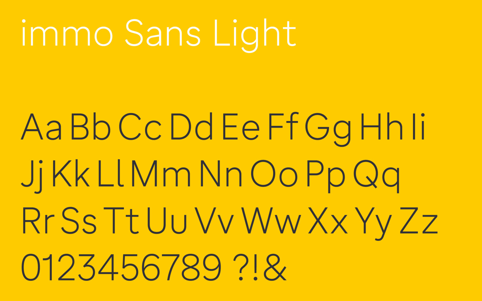 immo Sans | TypeMates