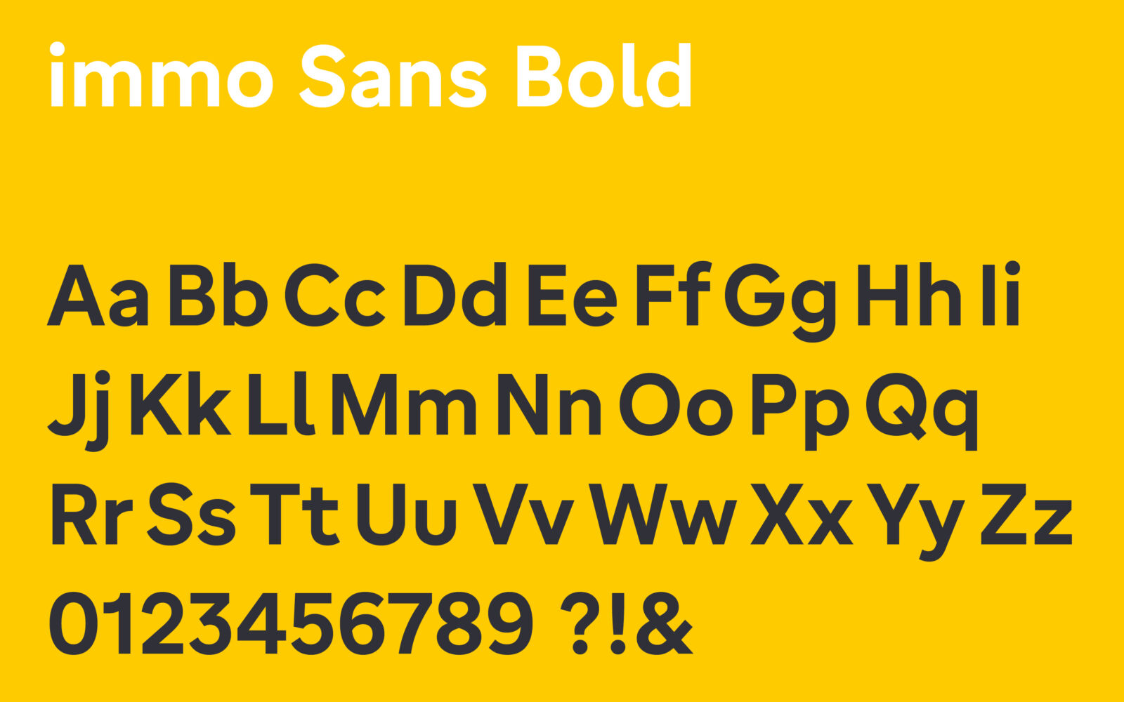 immo Sans | TypeMates
