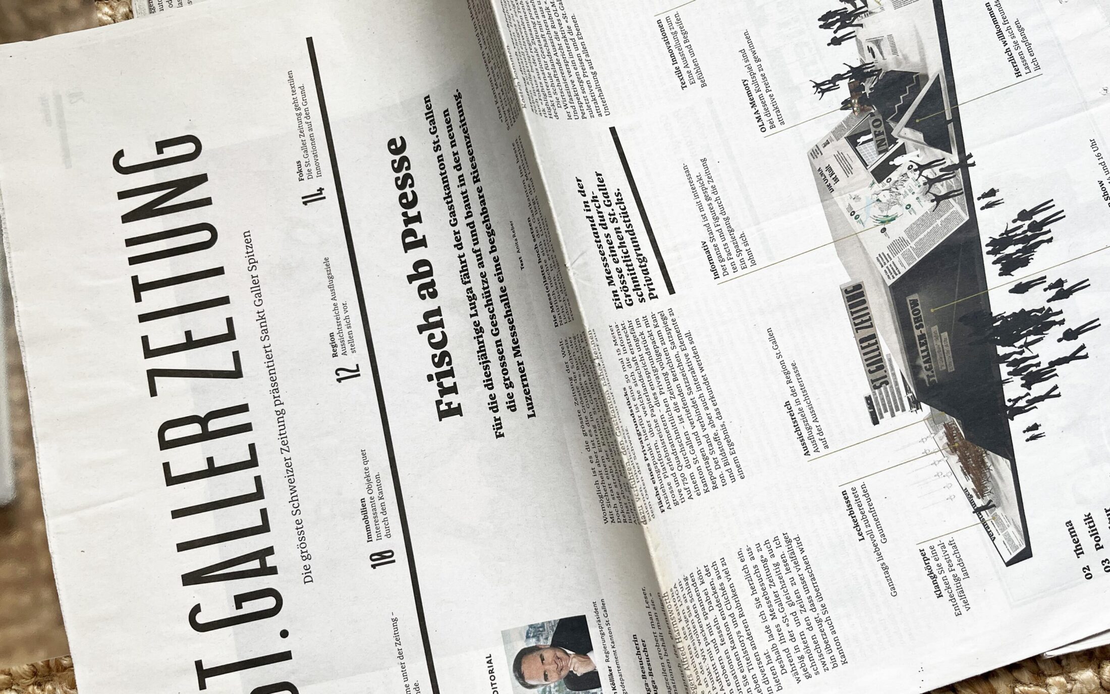 St.Gallen Giant Newspaper | TypeMates
